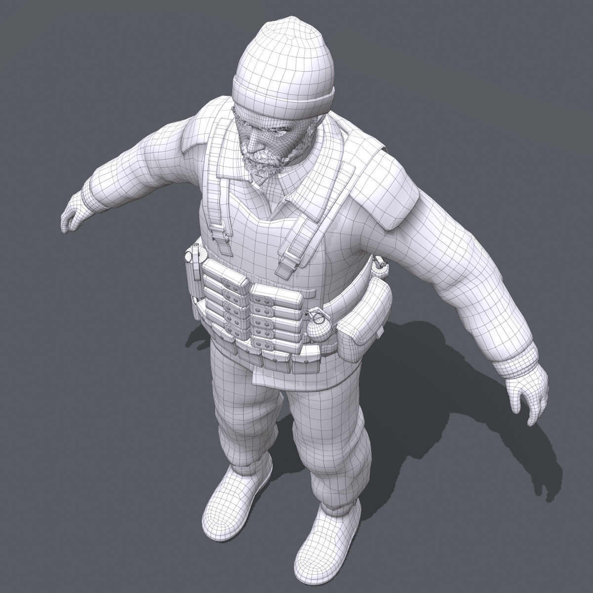 3D model Rigged Terrorist 3d model pack VR / AR / low-poly rigged ...
