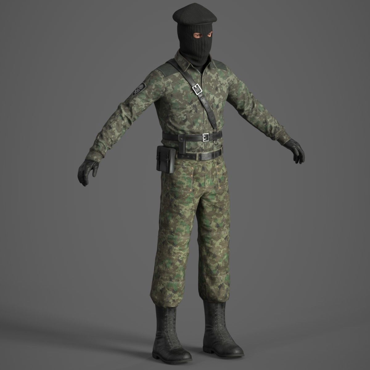 3D model Terrorist separatist 3d model pack VR / AR / low-poly animated ...
