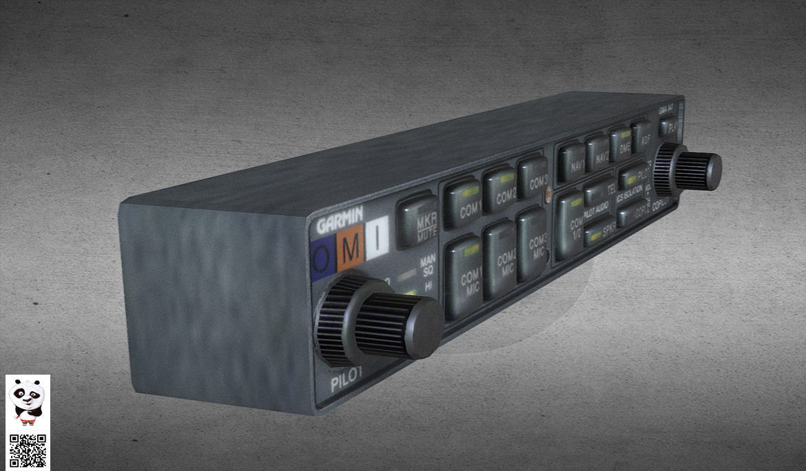 3D model GARMIN GMA 347 VR / AR / low-poly | CGTrader