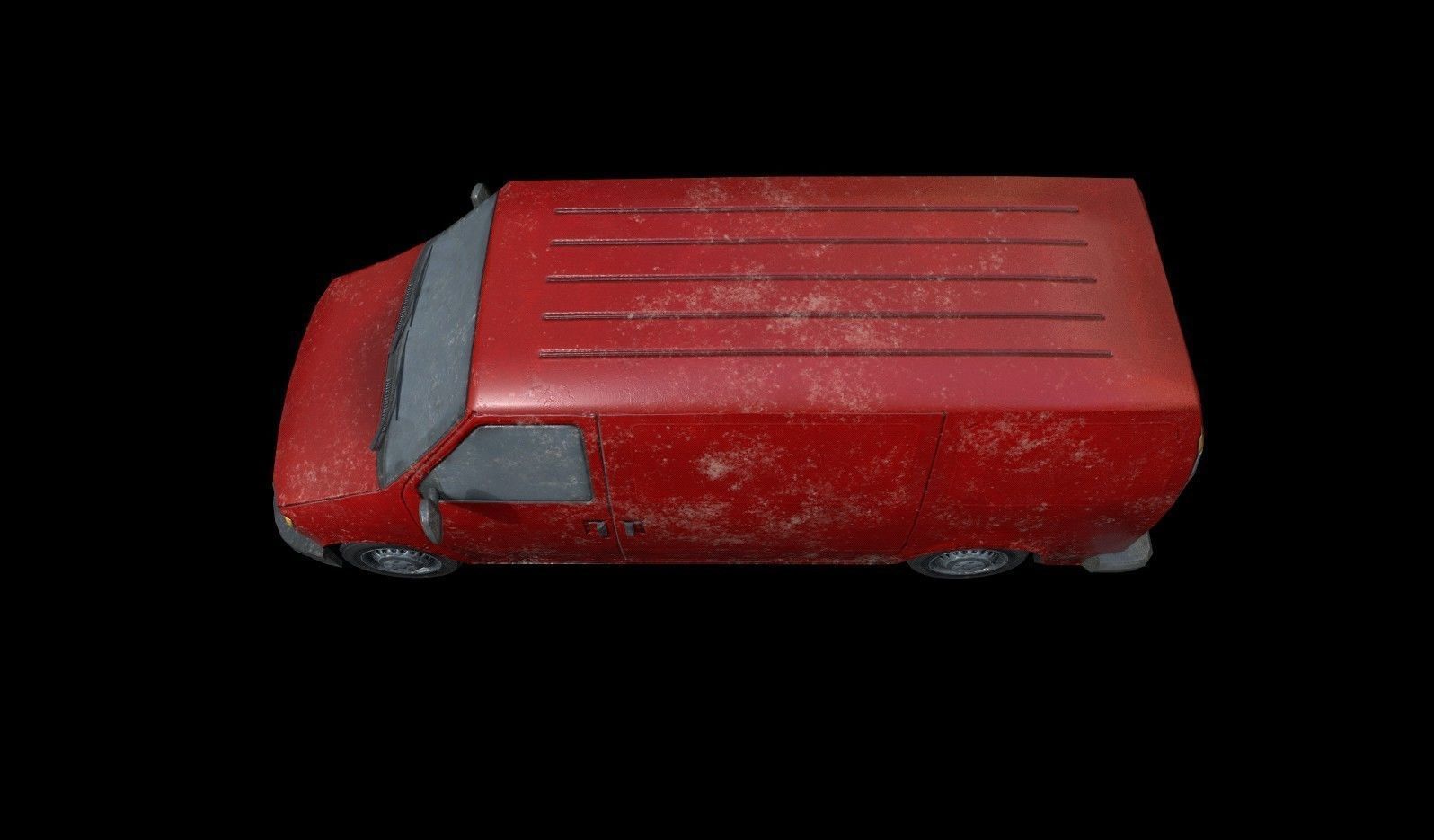 3D model Panel Van - Clean and Dirty 10 Colors - PBR - Textured VR / AR ...