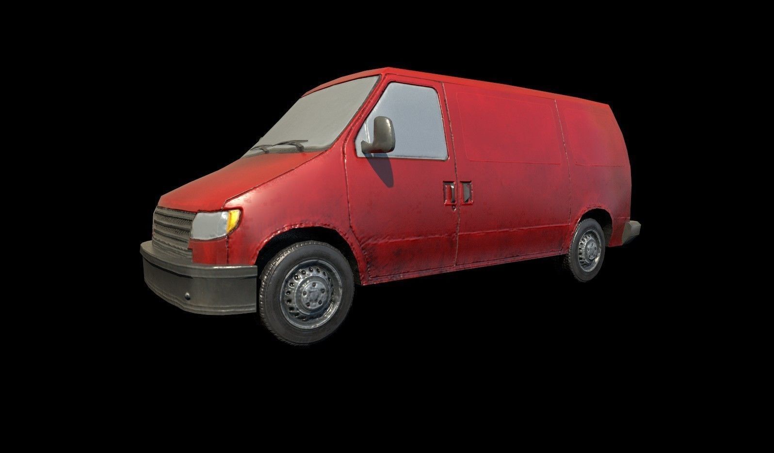 3D model Panel Van - Clean and Dirty 10 Colors - PBR - Textured VR / AR ...