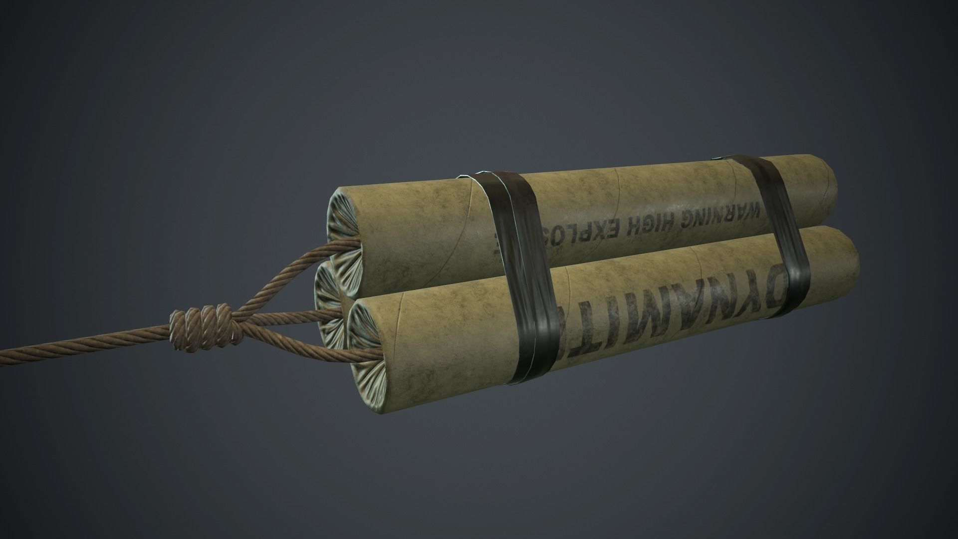 3D model 3 Dynamite Pack PBR Game Ready VR / AR / low-poly | CGTrader