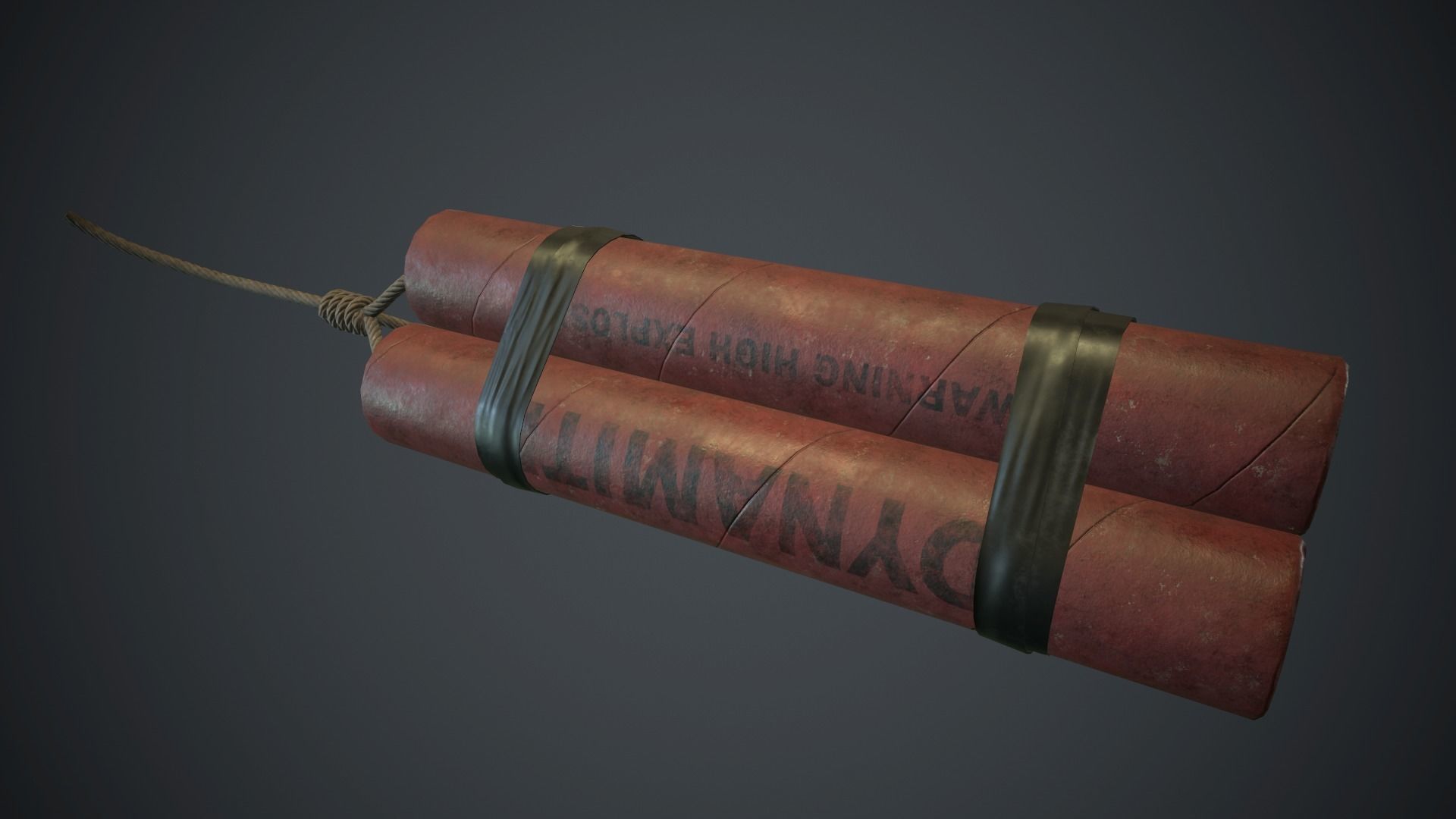 3D model 3 Dynamite Pack PBR Game Ready VR / AR / low-poly | CGTrader
