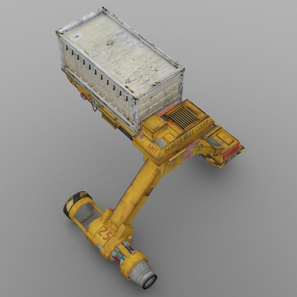 StarTug - Wavefront obj format 3D model | CGTrader