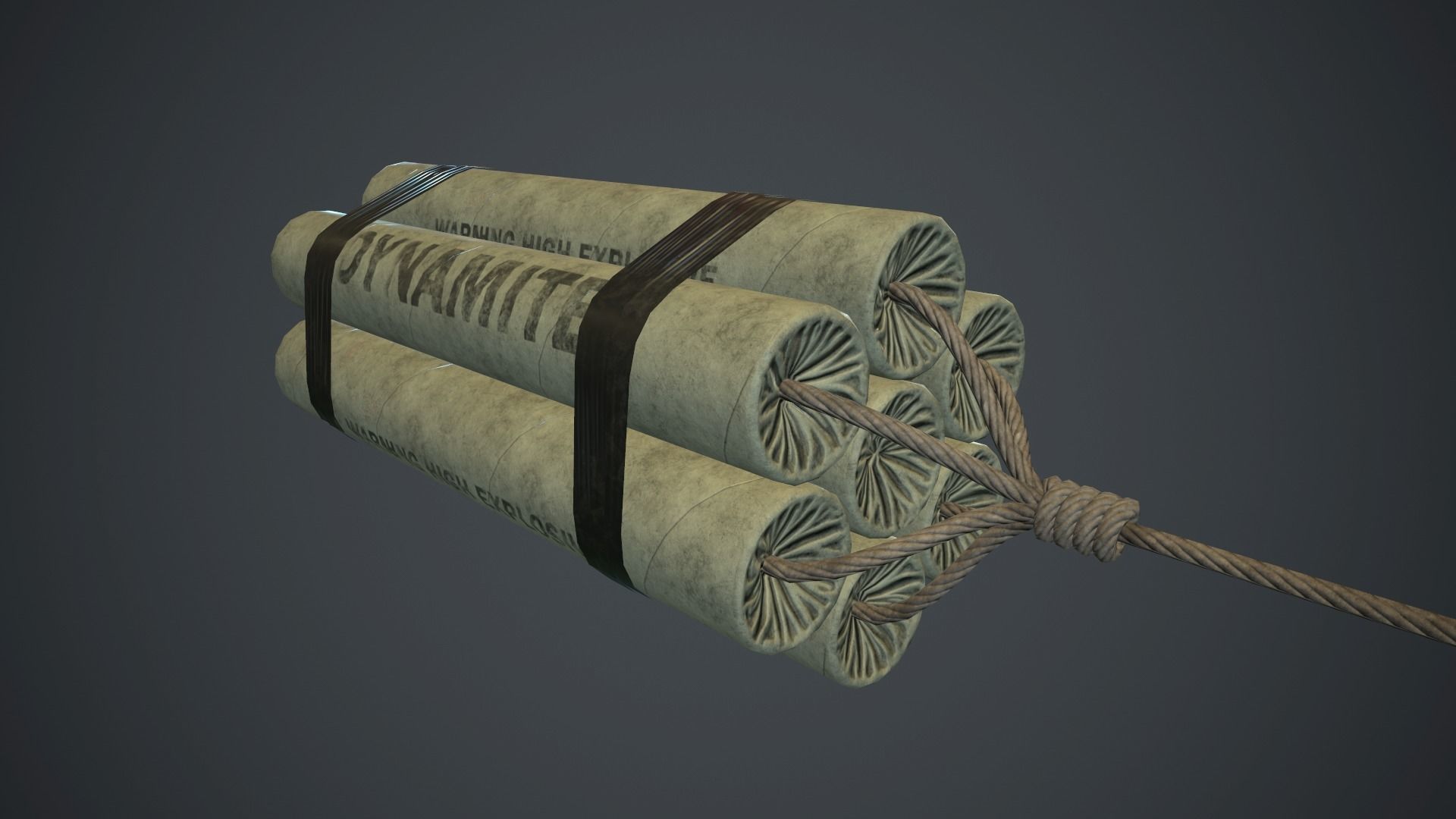 3D model 7 Dynamite Pack PBR Game Ready VR / AR / low-poly | CGTrader