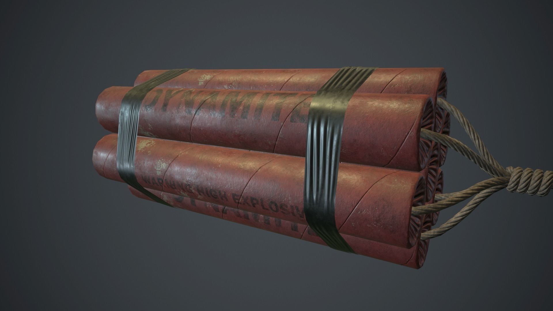 3D model 7 Dynamite Pack PBR Game Ready VR / AR / low-poly | CGTrader