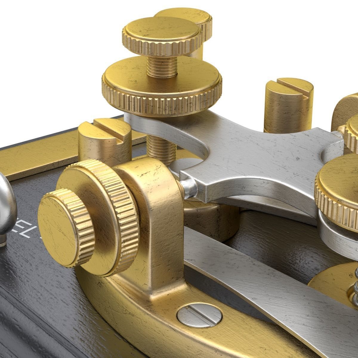 Morse Code Telegraphy Device 3D model | CGTrader