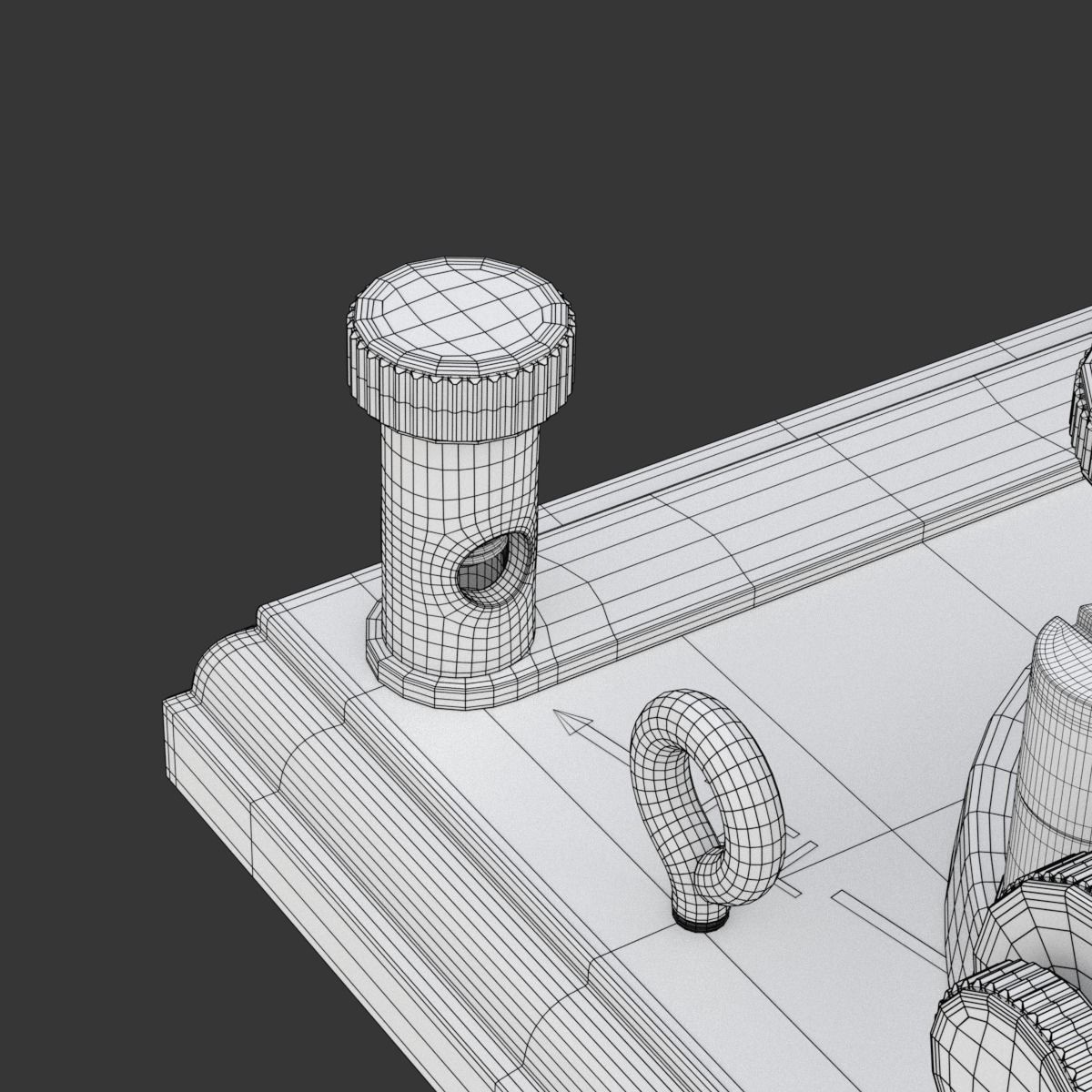 Morse Code Telegraphy Device 3D model | CGTrader