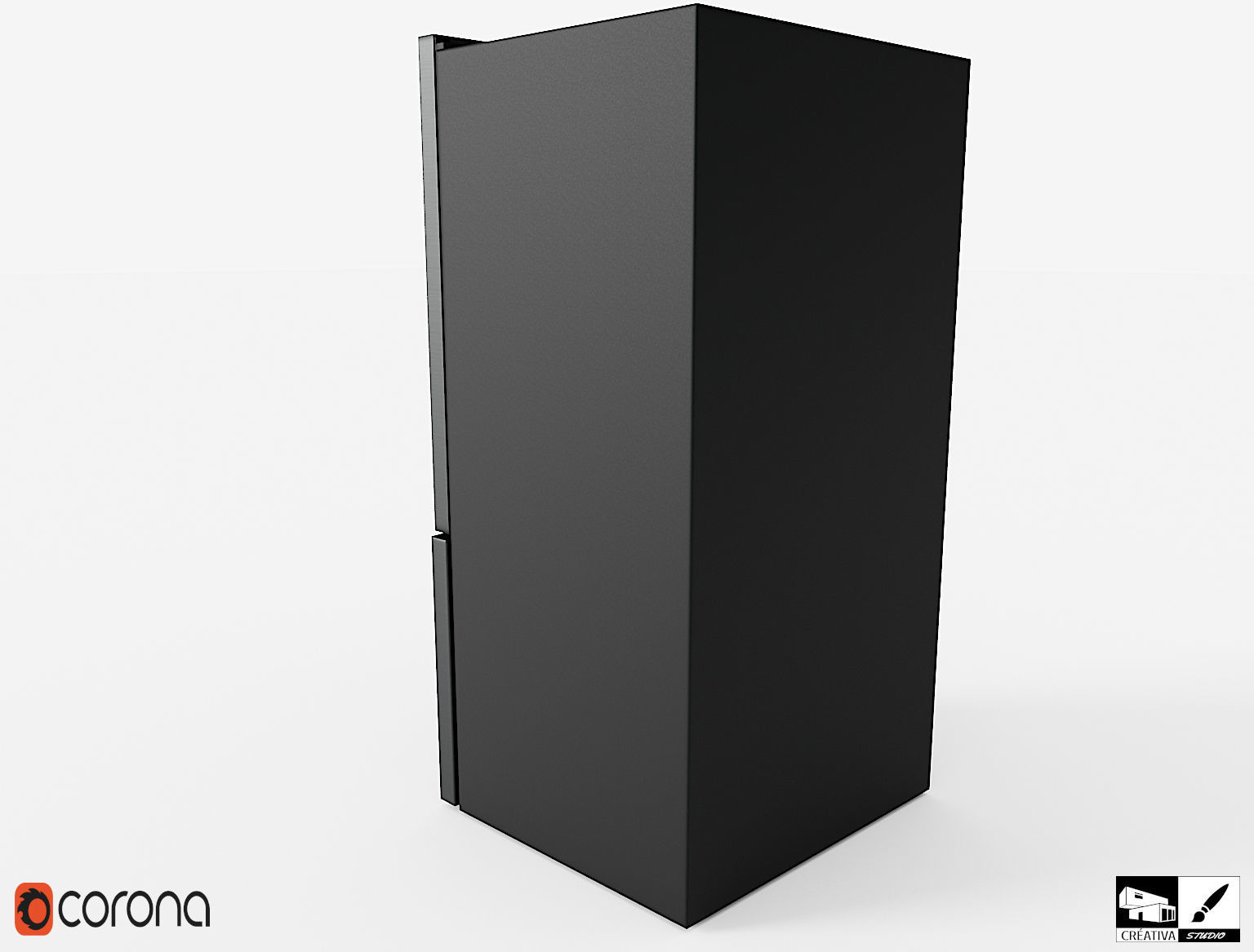 Modern Smart Fridge free VR / AR / low-poly 3D model | CGTrader