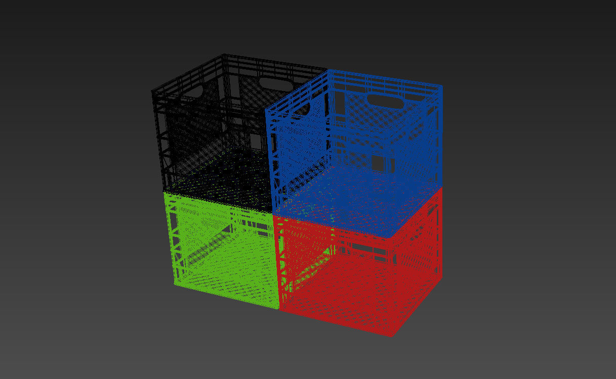 plastic box free 3D model | CGTrader