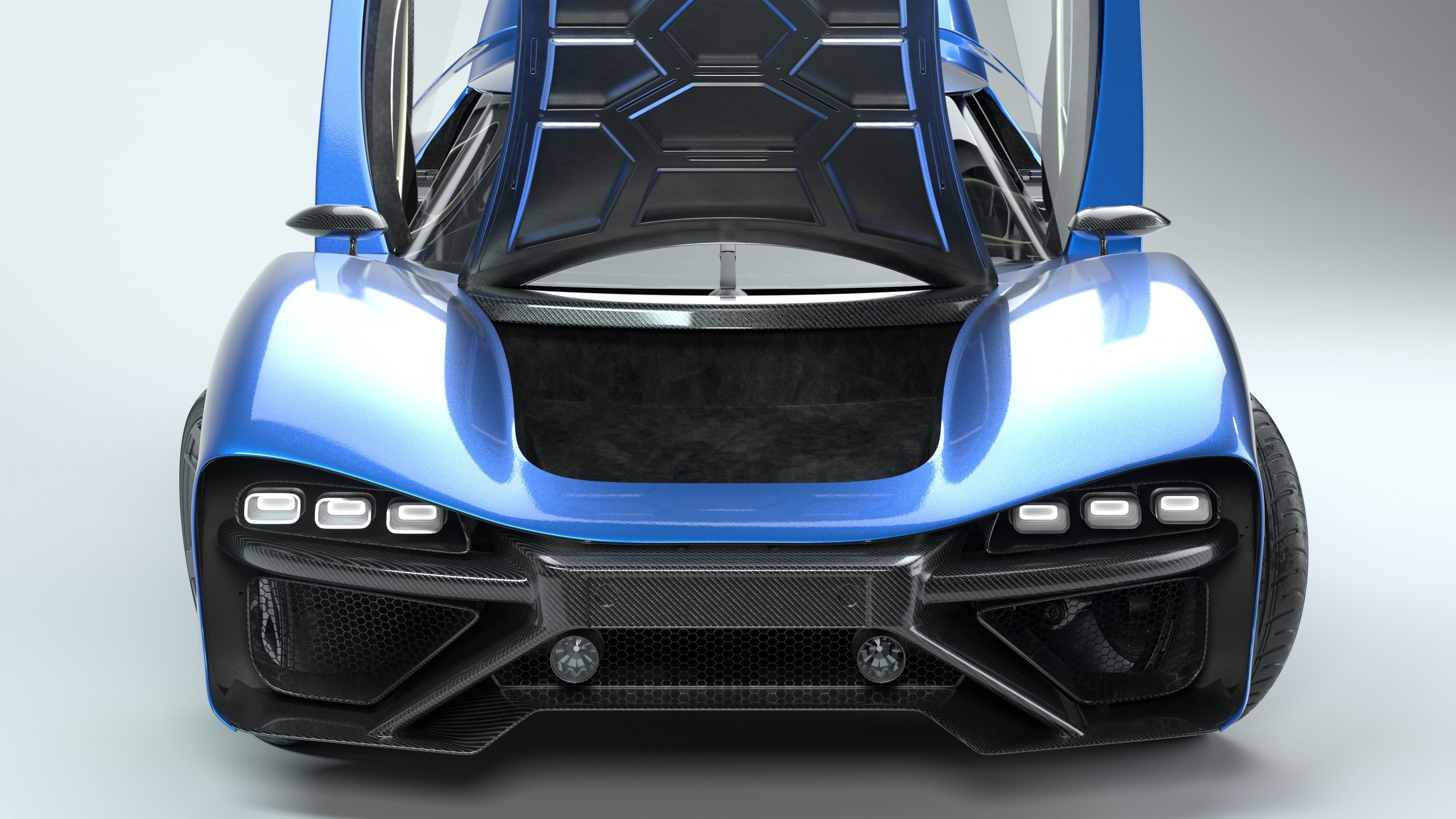 3D Concept Car and Chassis 3D model rigged | CGTrader