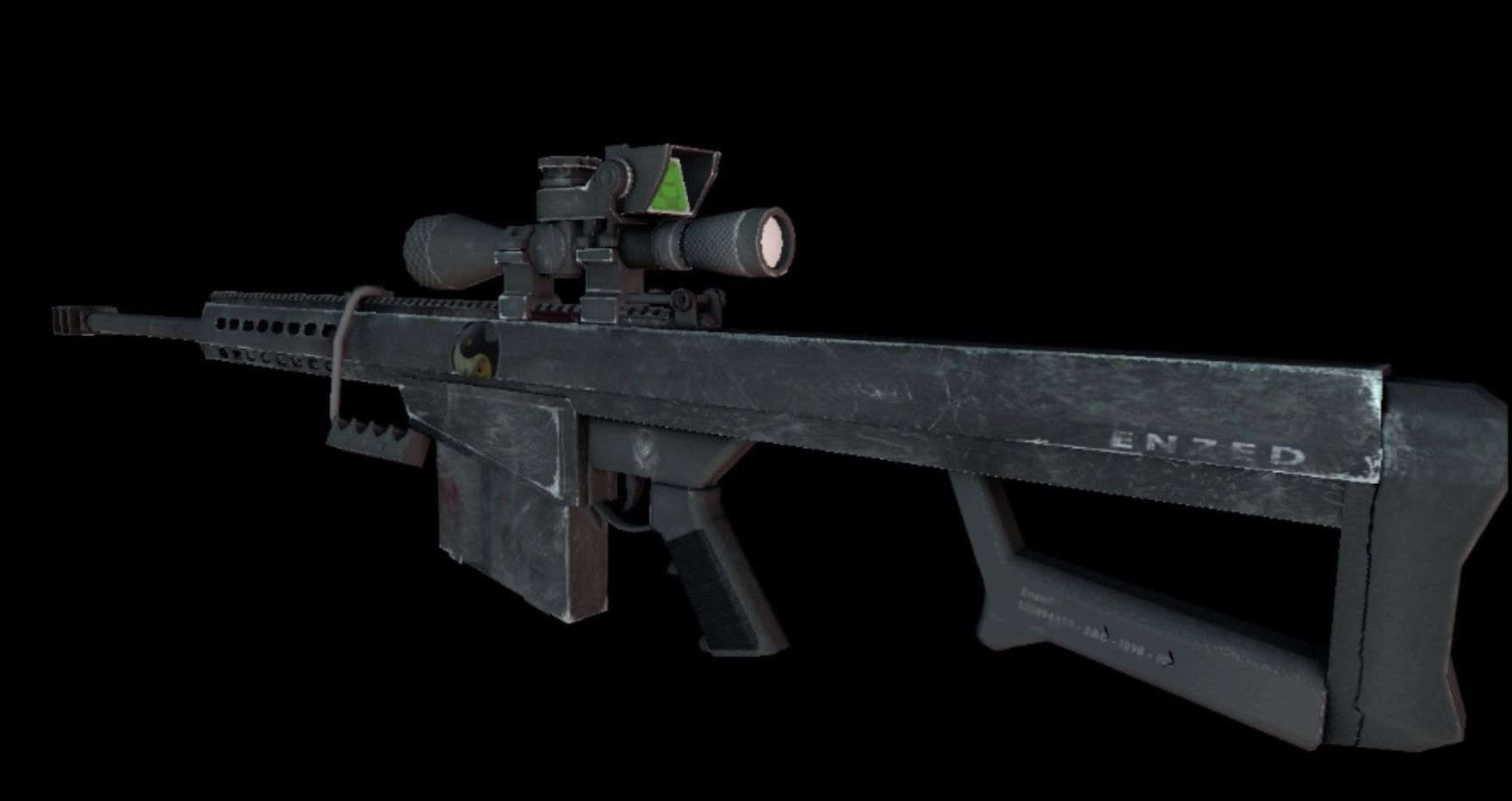 3D model BARRET M82 VR / AR / low-poly | CGTrader