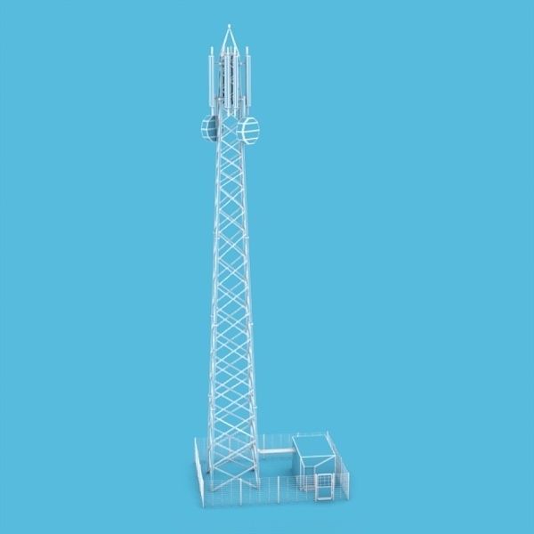 3D model Cell phone Tower VR / AR / low-poly | CGTrader