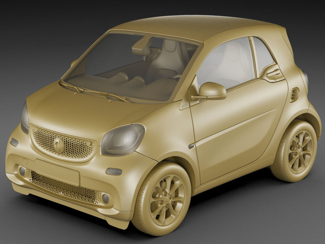 Smart Fortwo 2015 3D model | CGTrader