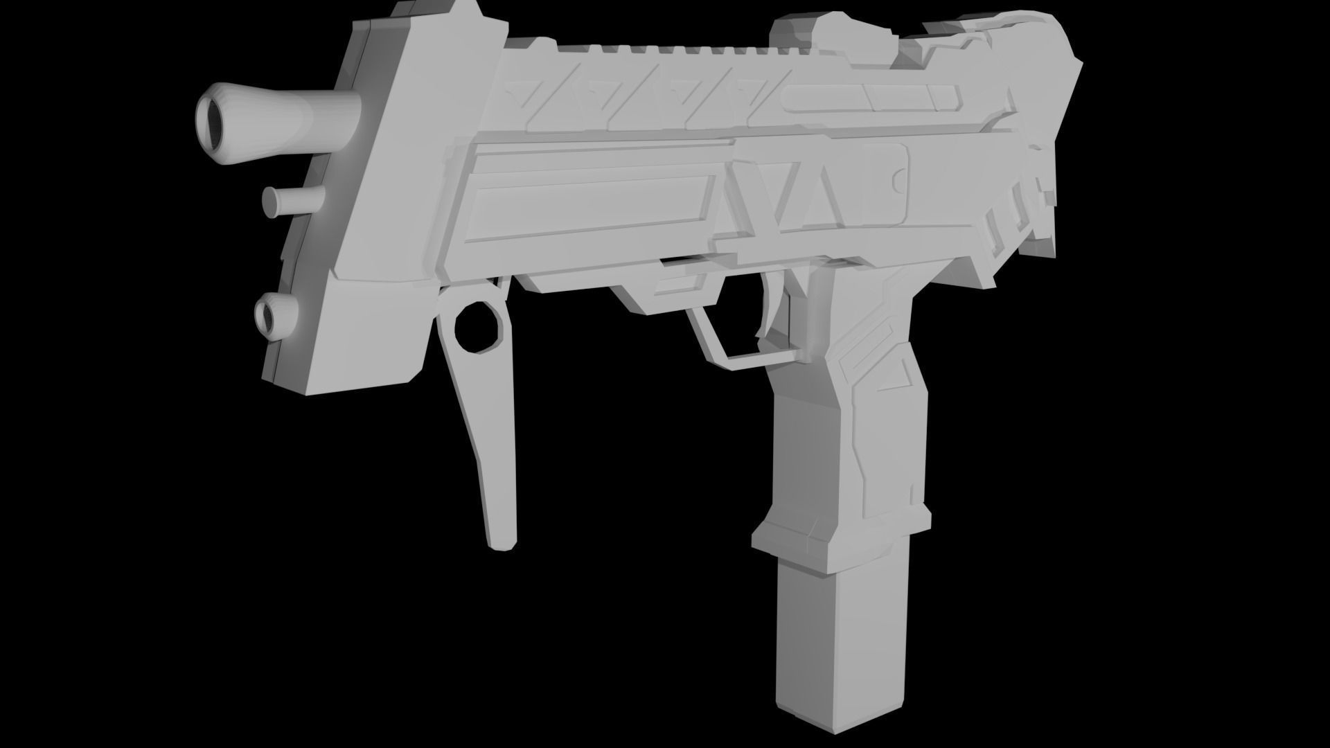 3D model Low Poly Gun VR / AR / low-poly | CGTrader