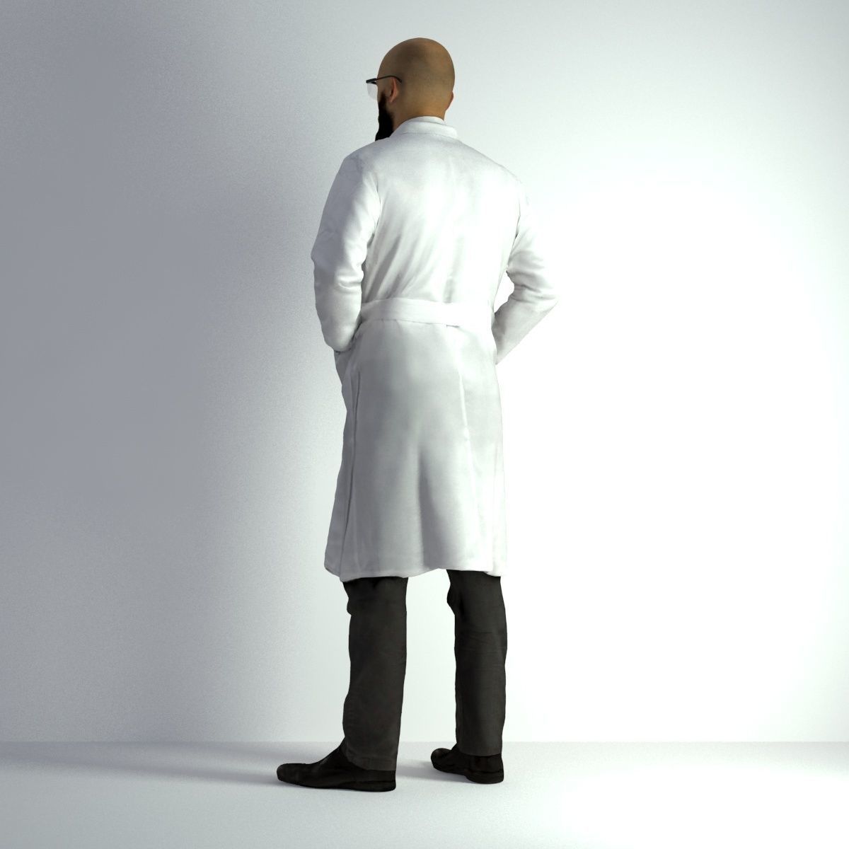 3D Scan Man Scientist 021 3D model | CGTrader