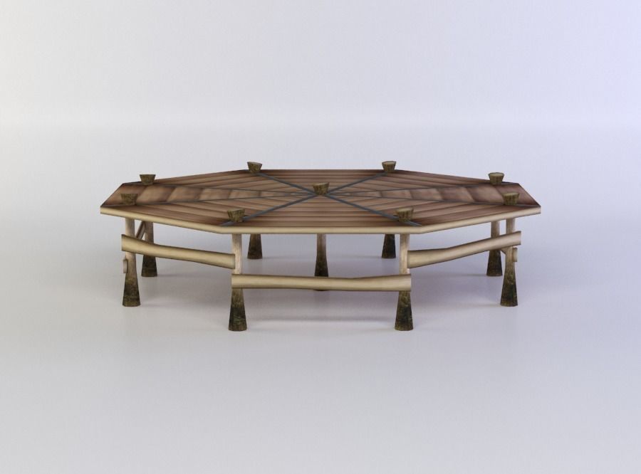 3D model Round platform VR / AR / low-poly | CGTrader