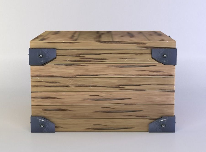 3D model Closed box VR / AR / low-poly | CGTrader