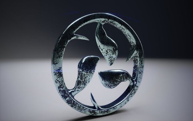 Mizu Aikido Dojo Emblem Texture | CGTrader