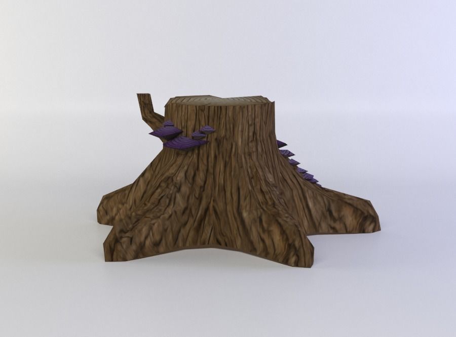 3D model Tree trunk VR / AR / low-poly | CGTrader