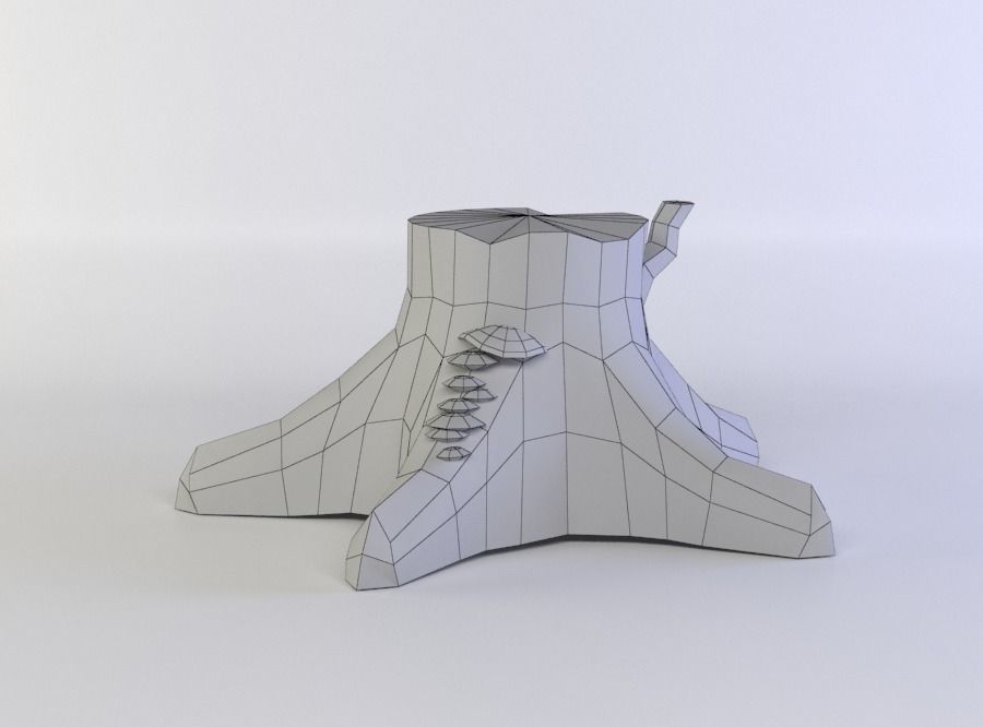 3D model Tree trunk VR / AR / low-poly | CGTrader