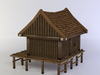 3D model Wooden house VR / AR / low-poly | CGTrader