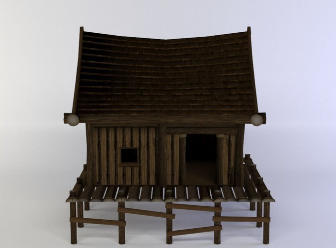 3D model Shack large VR / AR / low-poly | CGTrader