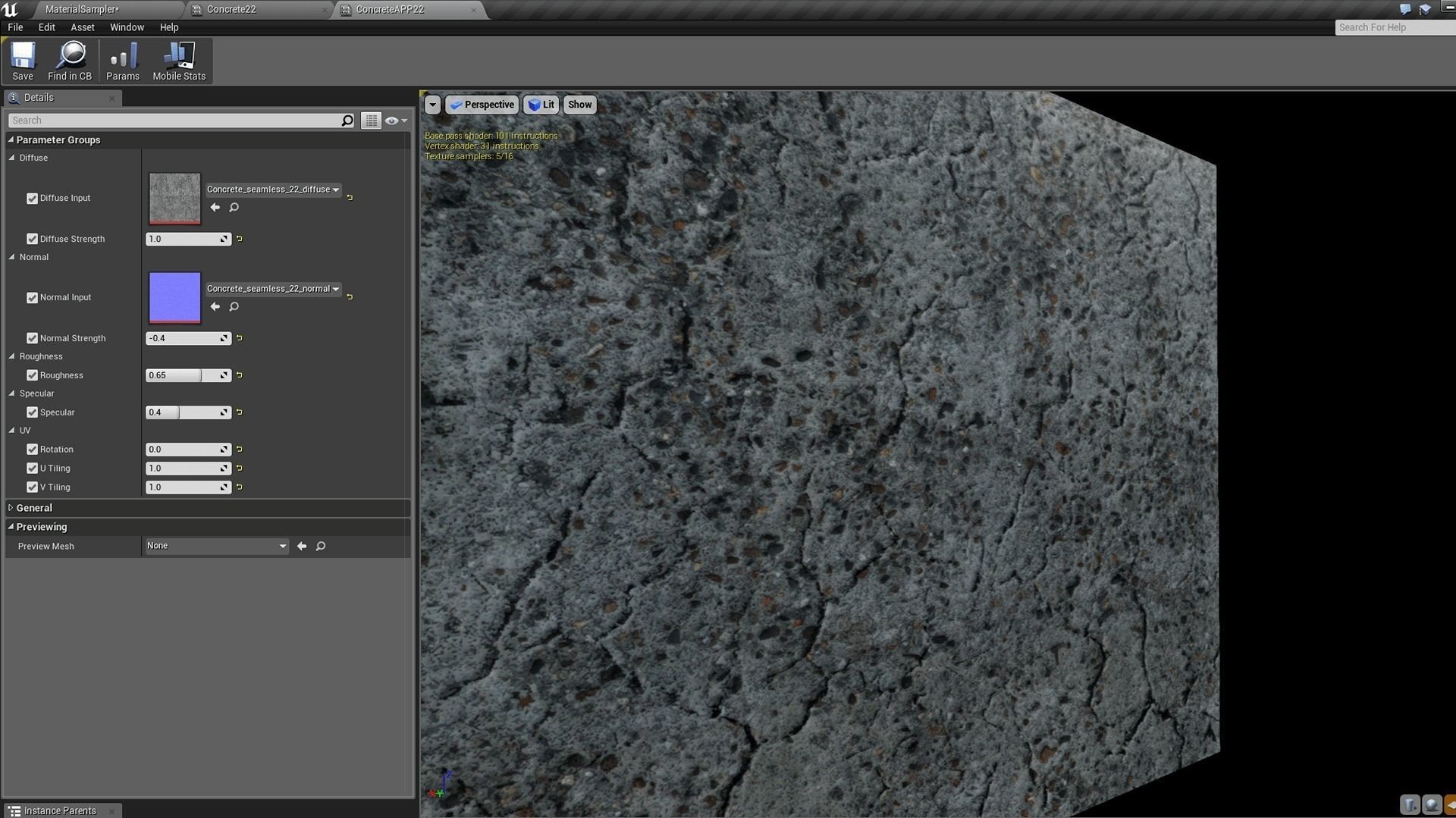Seamless Customizable Concrete Material Pack 102 Texture | CGTrader
