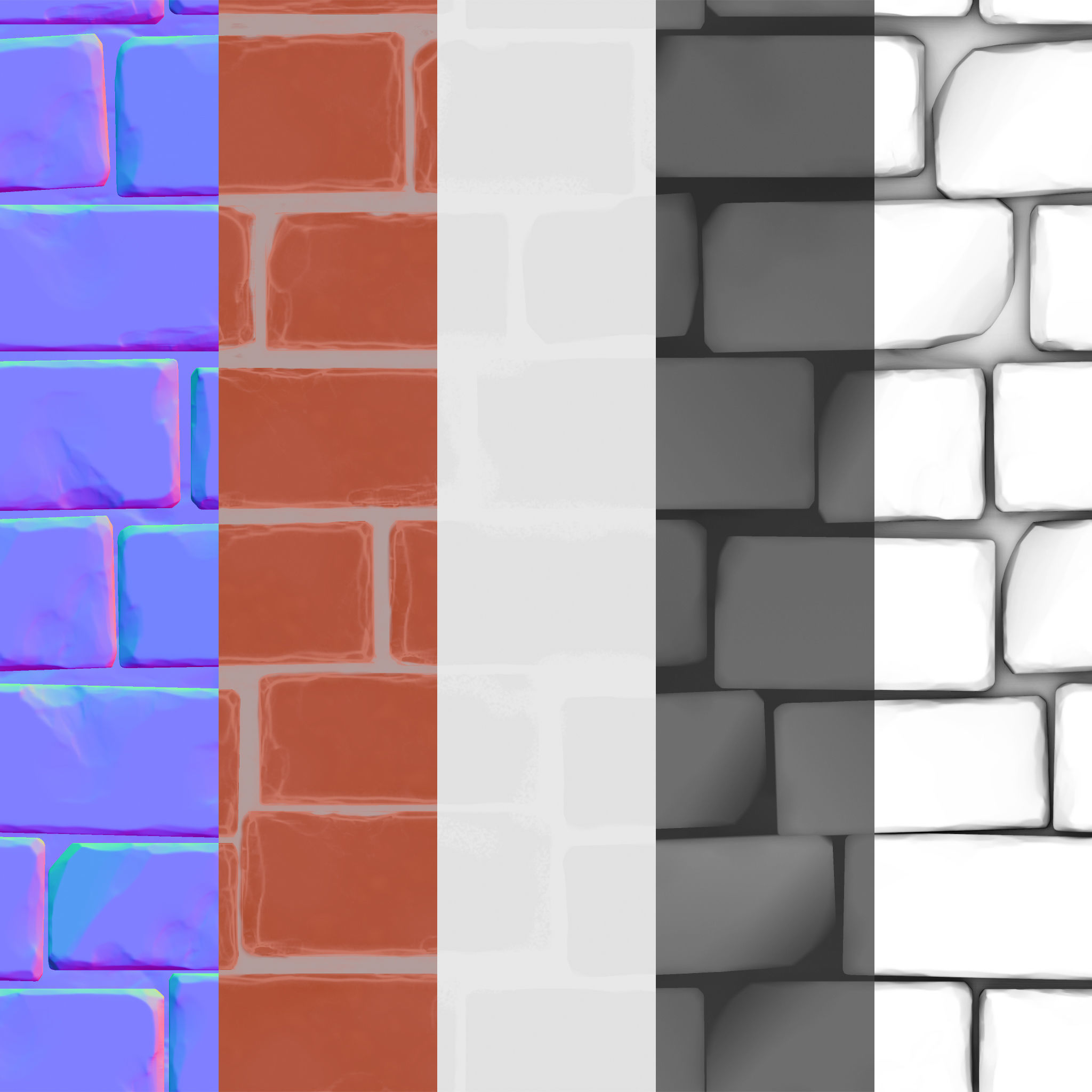 Stylized wall brick free Texture | CGTrader