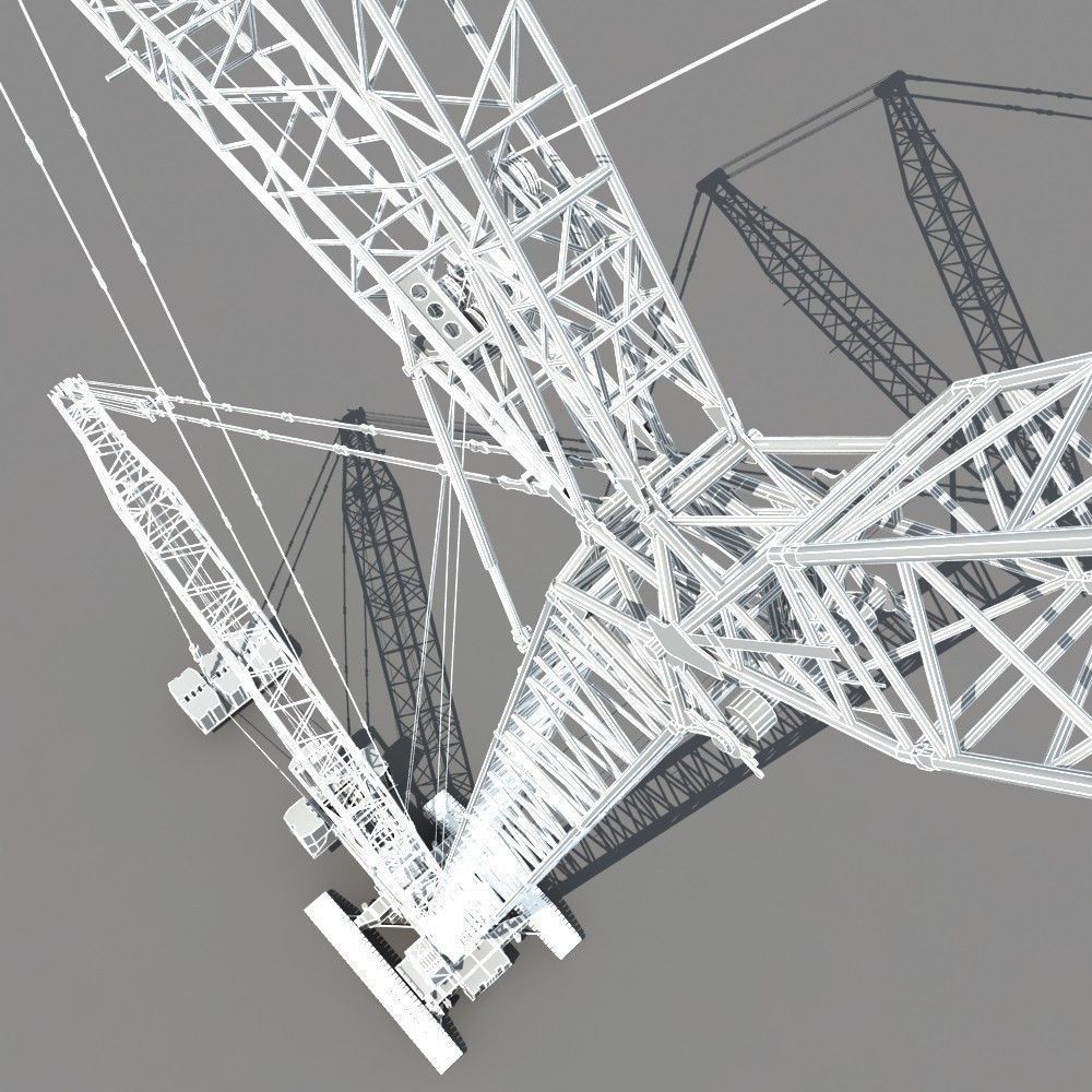 Crawler Crane 3D model | CGTrader