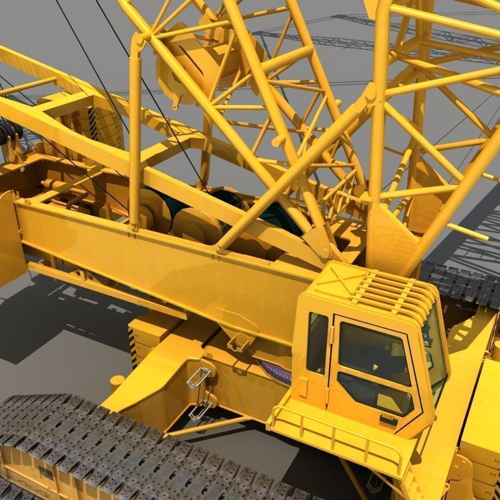 Crawler Crane 3D model | CGTrader