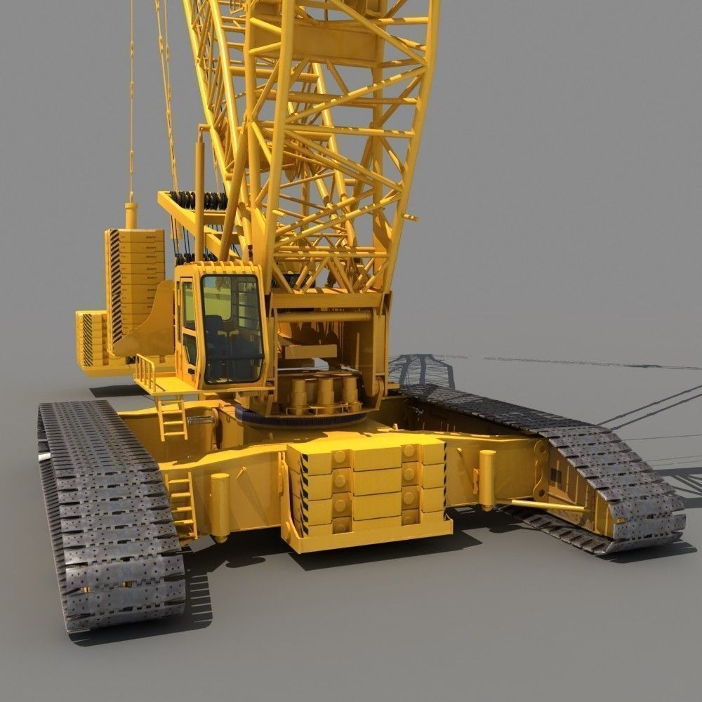Crawler Crane 3D model | CGTrader