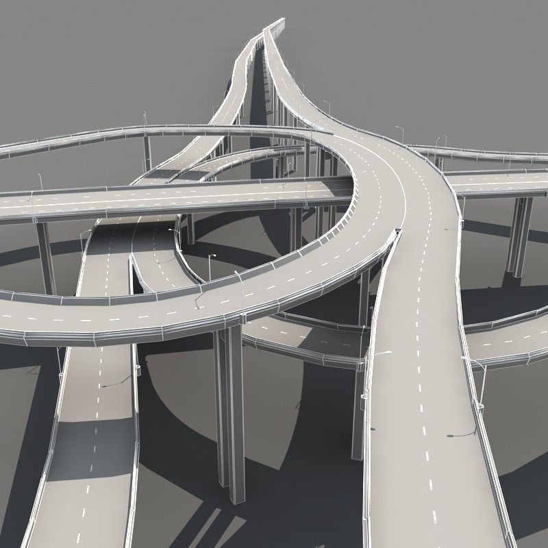 Highway Viaduct 3D model | CGTrader