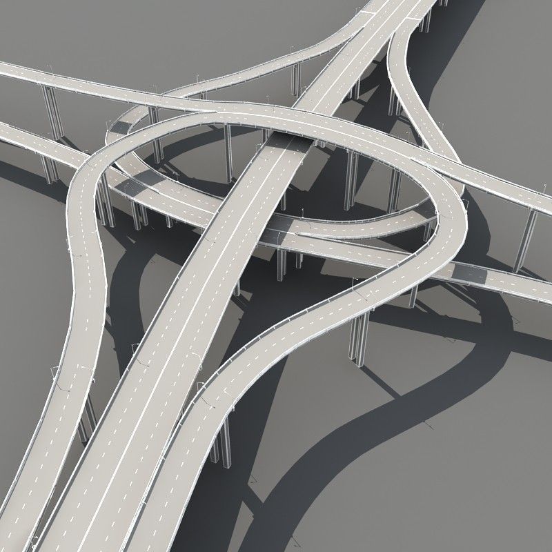 Highway Viaduct 3D model | CGTrader