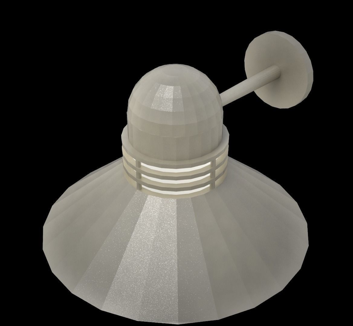 3D model Wall hung modern light fixture VR / AR / low-poly | CGTrader