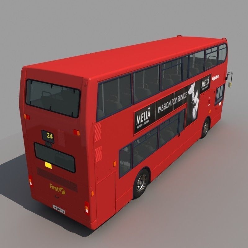 London Bus 3D model | CGTrader