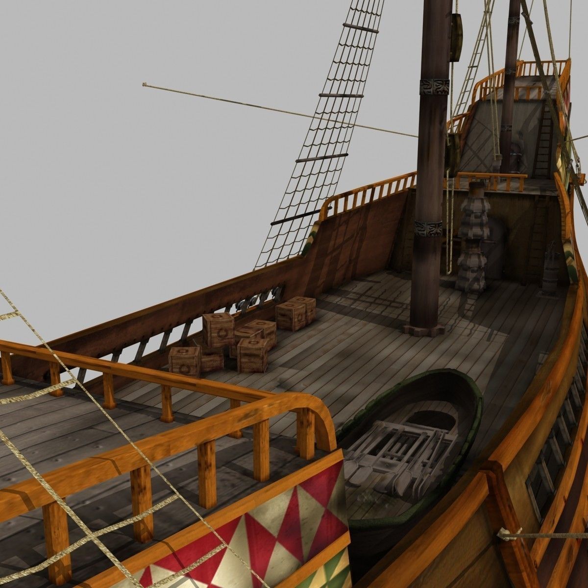 Mayflower sailing ship 3D model | CGTrader