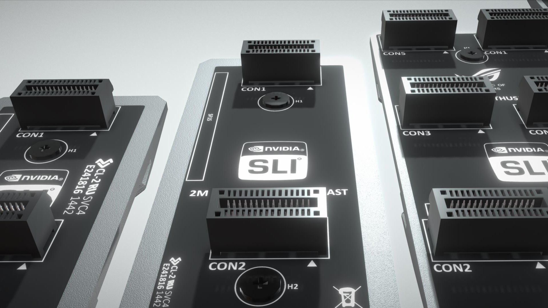 3D model Asus SLI Bridges RT VR / AR / low-poly | CGTrader