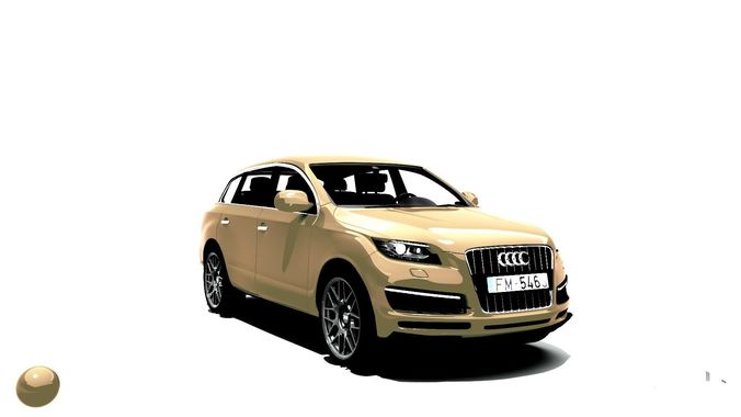 Audi Q7 Four-Wheel-Drive 3D model | CGTrader