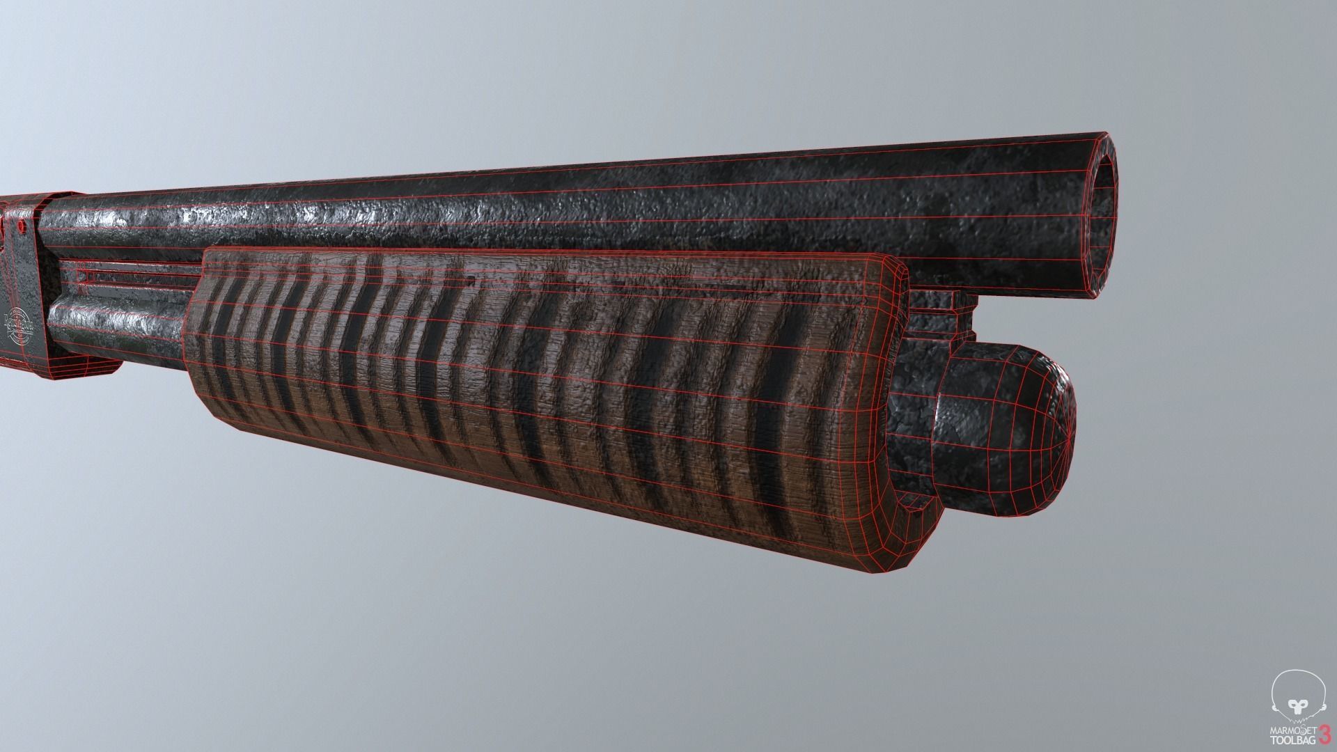 3D model Sawed Off Shotgun VR / AR / low-poly | CGTrader