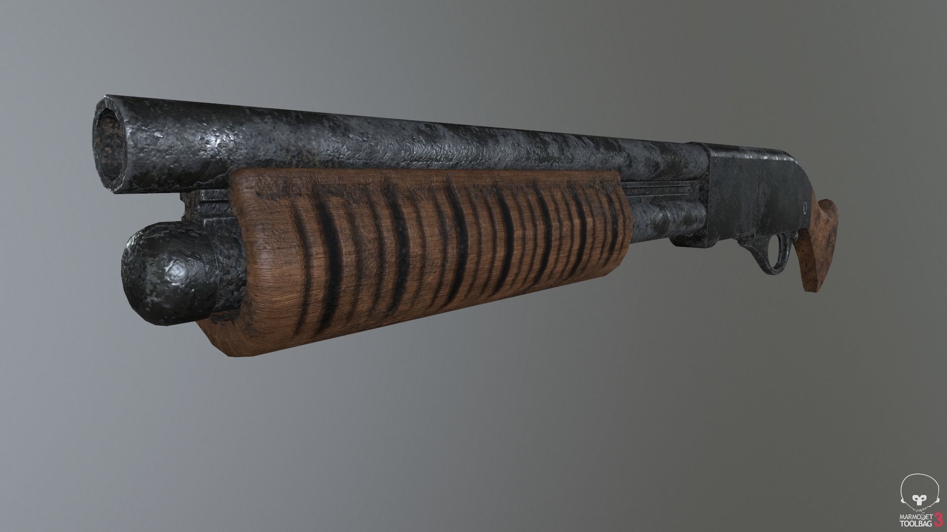 3D model Sawed Off Shotgun VR / AR / low-poly | CGTrader