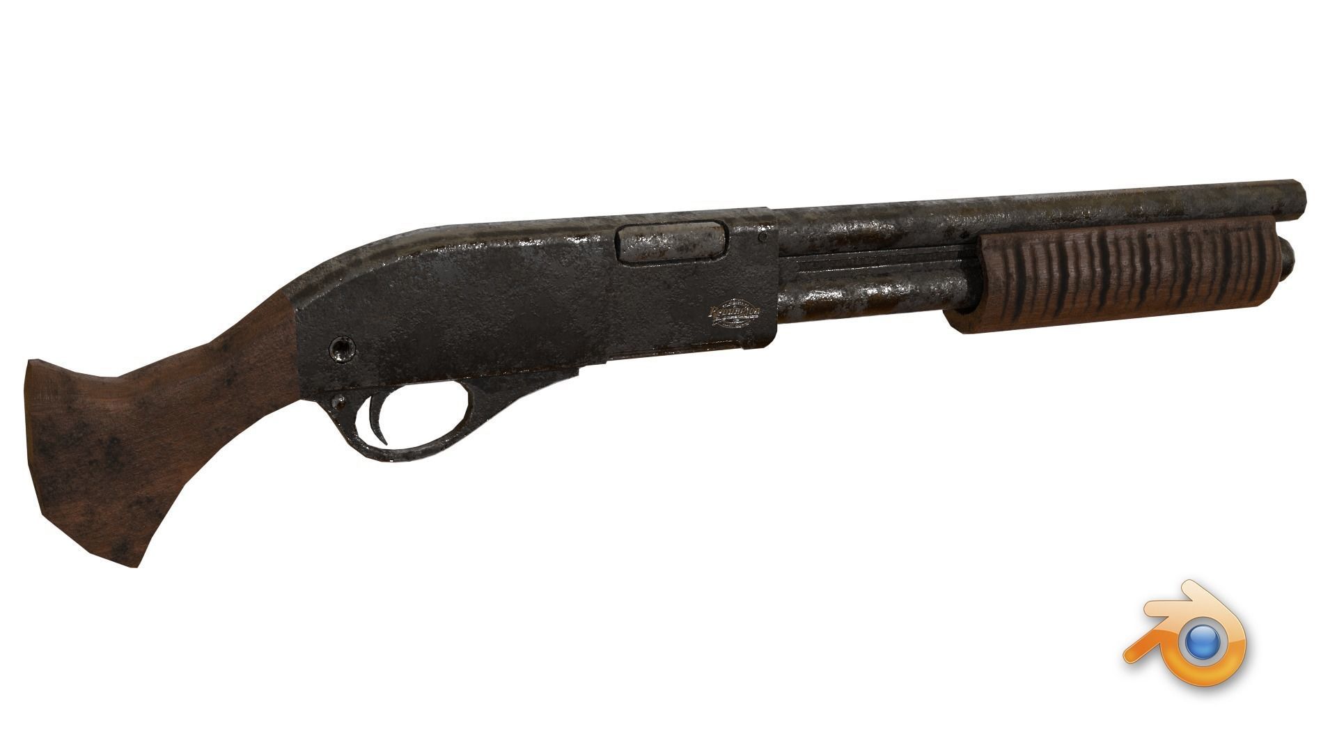 3D model Sawed Off Shotgun VR / AR / low-poly | CGTrader