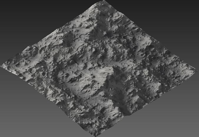 3D model Large-Scale Moon Environment VR / AR / low-poly | CGTrader