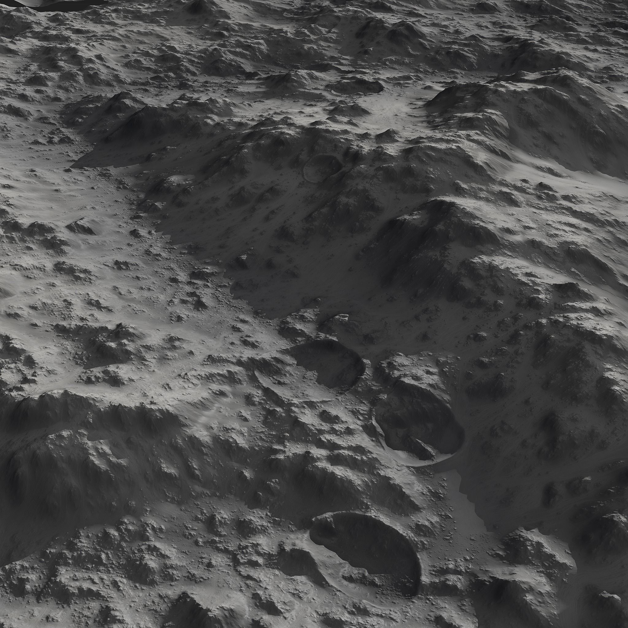 3D model Large-Scale Moon Environment VR / AR / low-poly | CGTrader