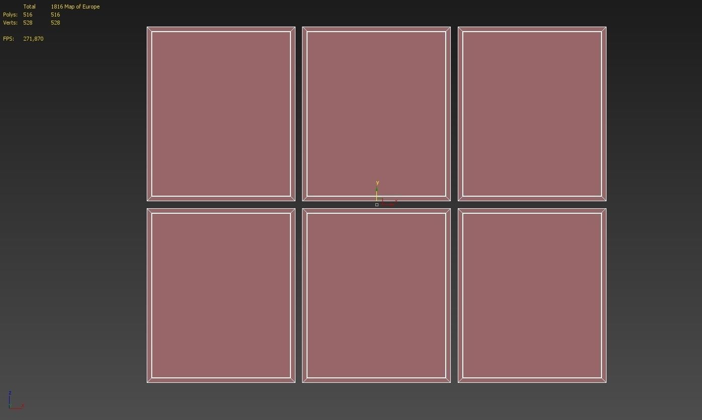 1816 MAP OF EUROPE RH poster 3D model | CGTrader