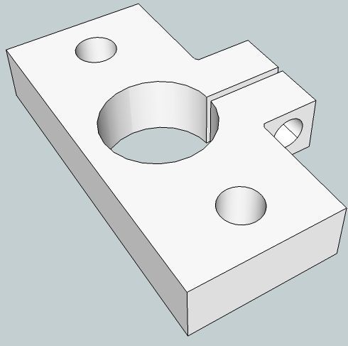 16mm Linear Rail Clamp free 3D model 3D printable | CGTrader