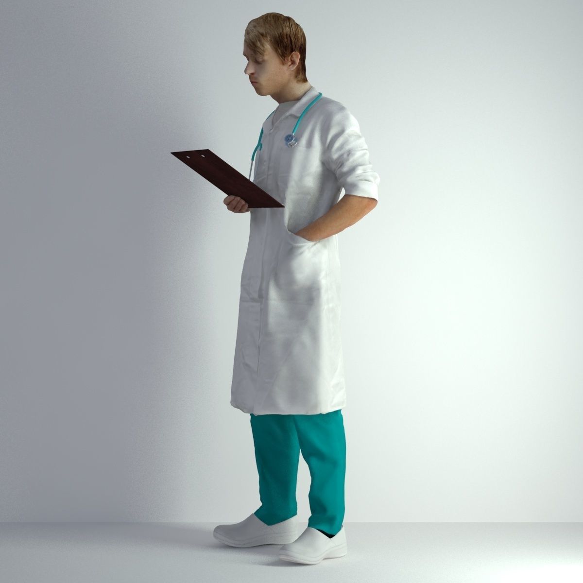 3D Scan Man Doctor 022 3D model | CGTrader
