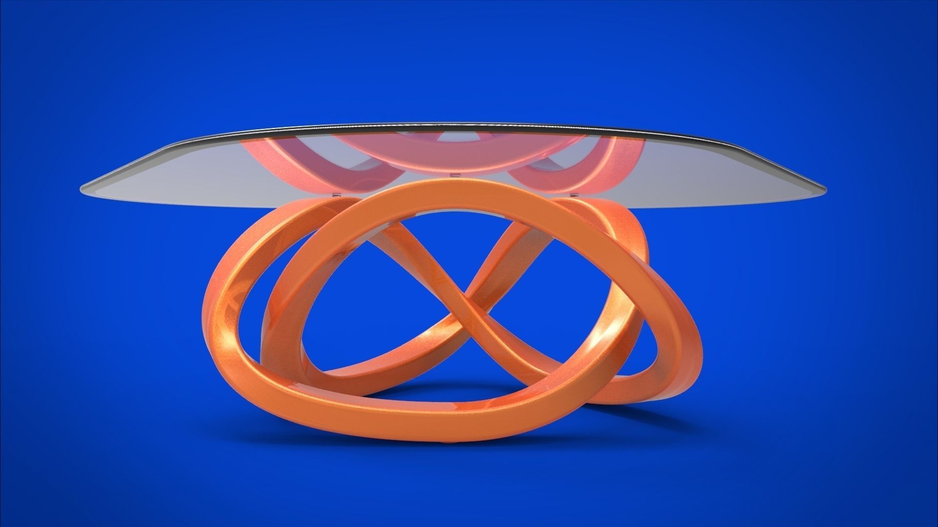 Mobius Trefoil Knot Coffee Table IV free 3D model | CGTrader