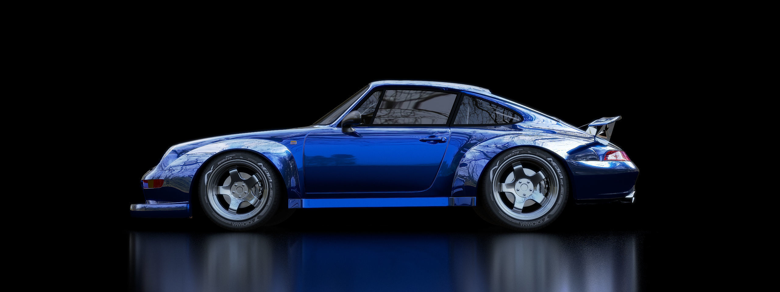 Porsche 911-964 GT 3D model | CGTrader