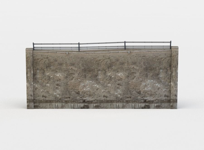 3D model Masonry wall VR / AR / low-poly | CGTrader